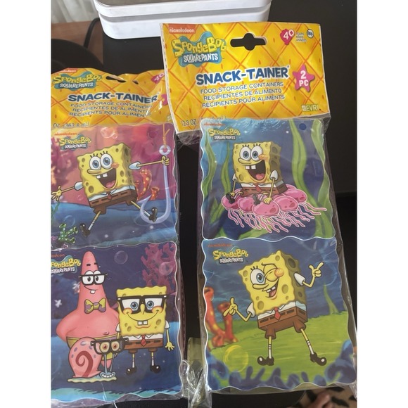 Nickelodeon | Kitchen | Spongebob Squarepants Snack Trainer Containers ...